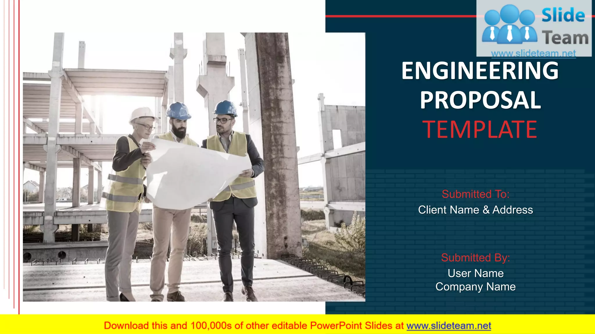 Engineering Proposal Template PowerPoint Presentation Slides | PDF