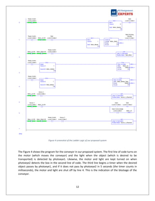 ENGINEERING PROJECT – CONVEYOR BLOCKAGE DETECTION | PDF