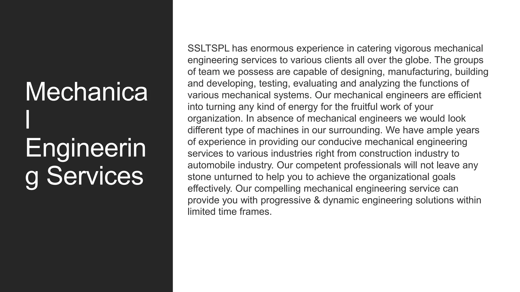 Engineering services | PPTX