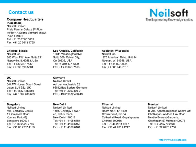 Engineering Services at Neilsoft | PPT