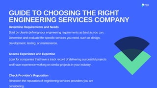 ENGINEERING SERVICES PROVIDER | PDF