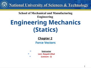 Engineering Statics Vector Force details | PPT