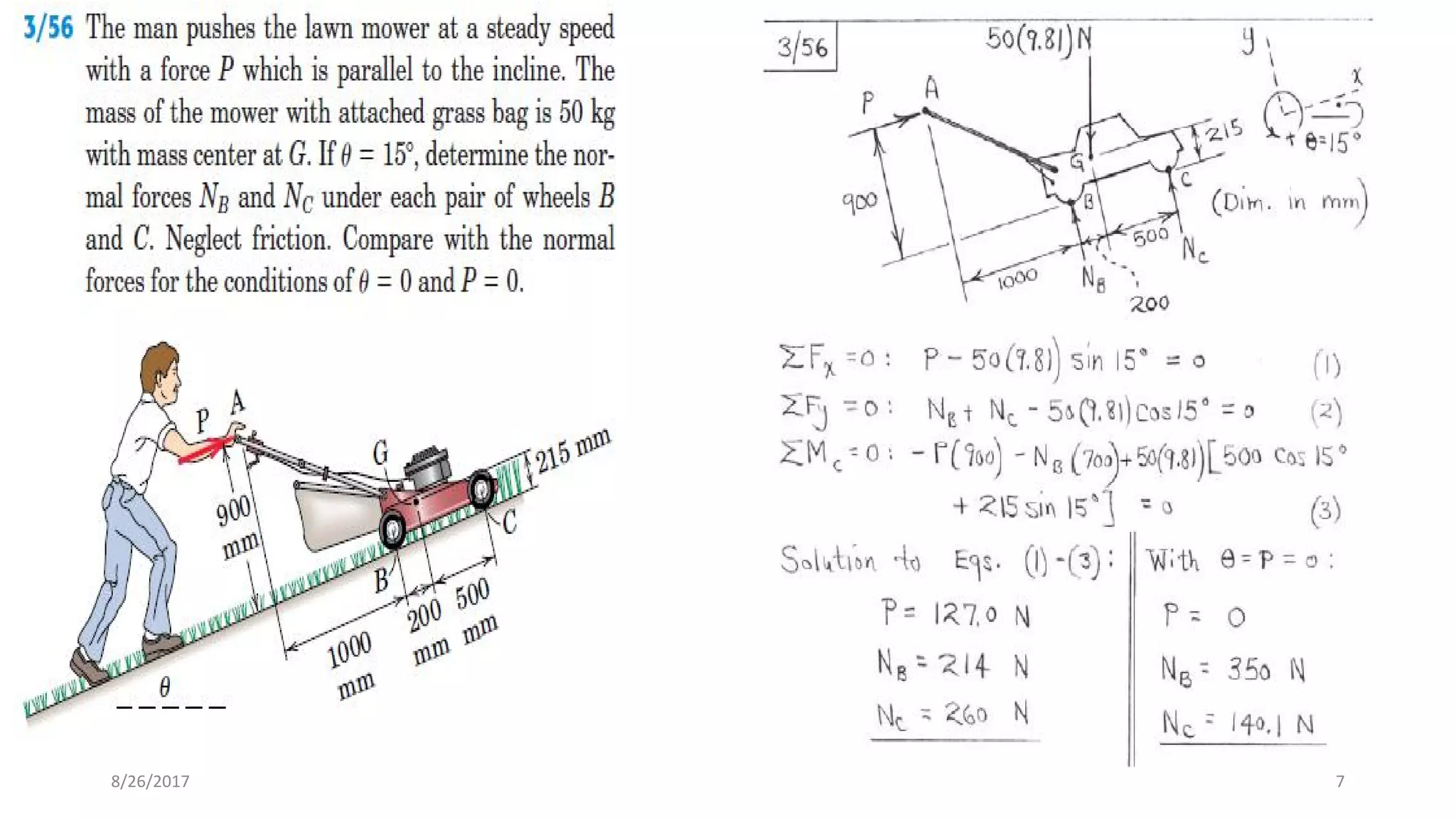 Engineering statics reveiw 2016 2017 | PPT