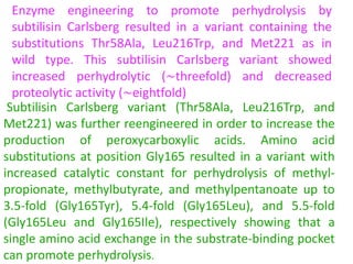 Engineering Subtilisin Protease toward Increased Oxidative Resistance.pptx