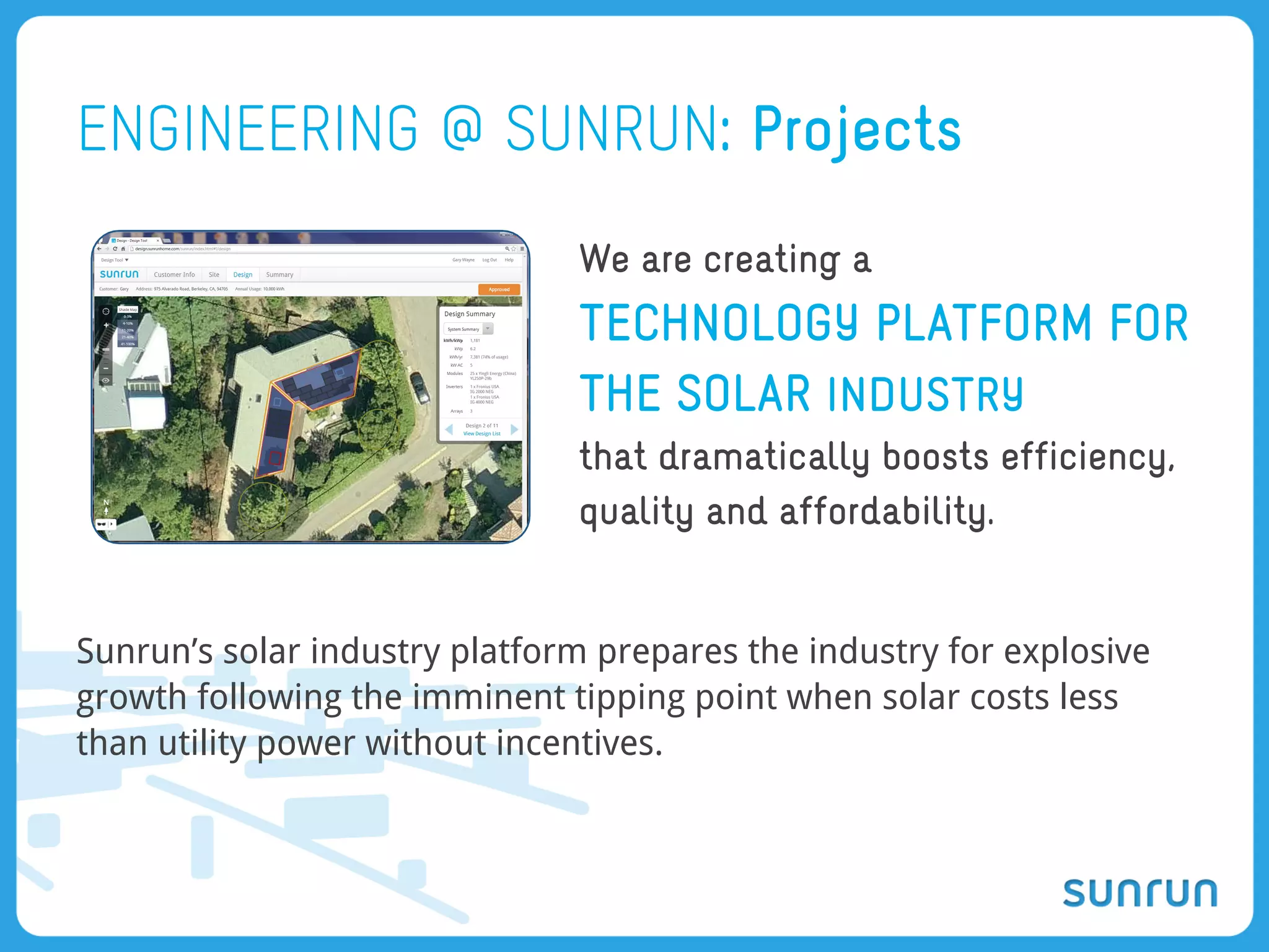 Engineering @ Sunrun | PDF