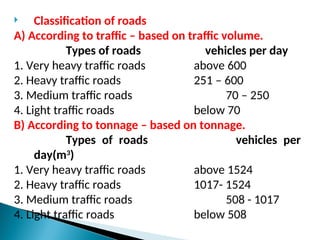 Important Classifiacttion of road in india | PPT