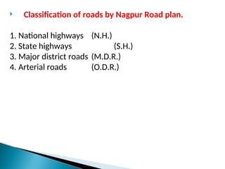 Important Classifiacttion of road in india | PPT