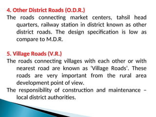 Important Classifiacttion of road in india | PPT