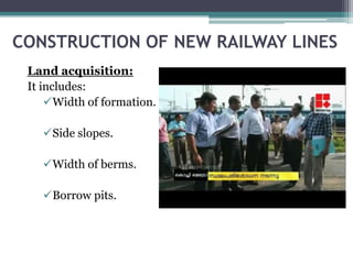 Engineering surveys and construction of new lines | PPTX