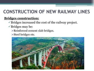 Engineering surveys and construction of new lines | PPTX