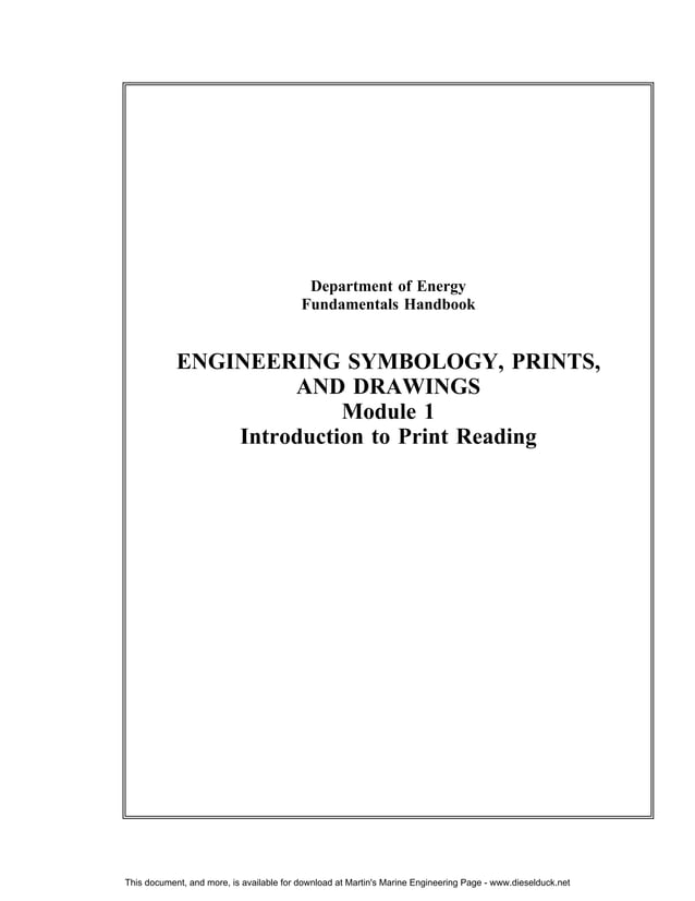 Engineering symbology prints and drawings 1 | PDF