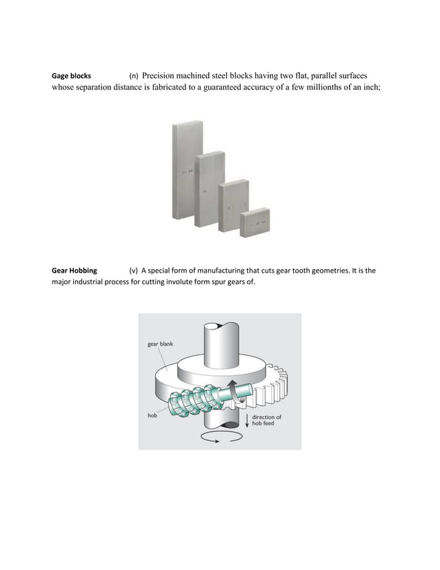 Common Mechanical Engineering Terms | PDF