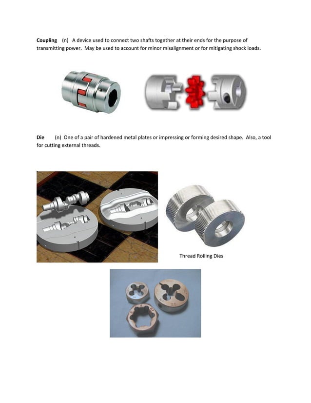 Common Mechanical Engineering Terms | PDF