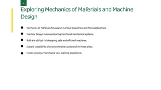 Engineering the Future: Exploring Mechanical Engineering Pathways in ...