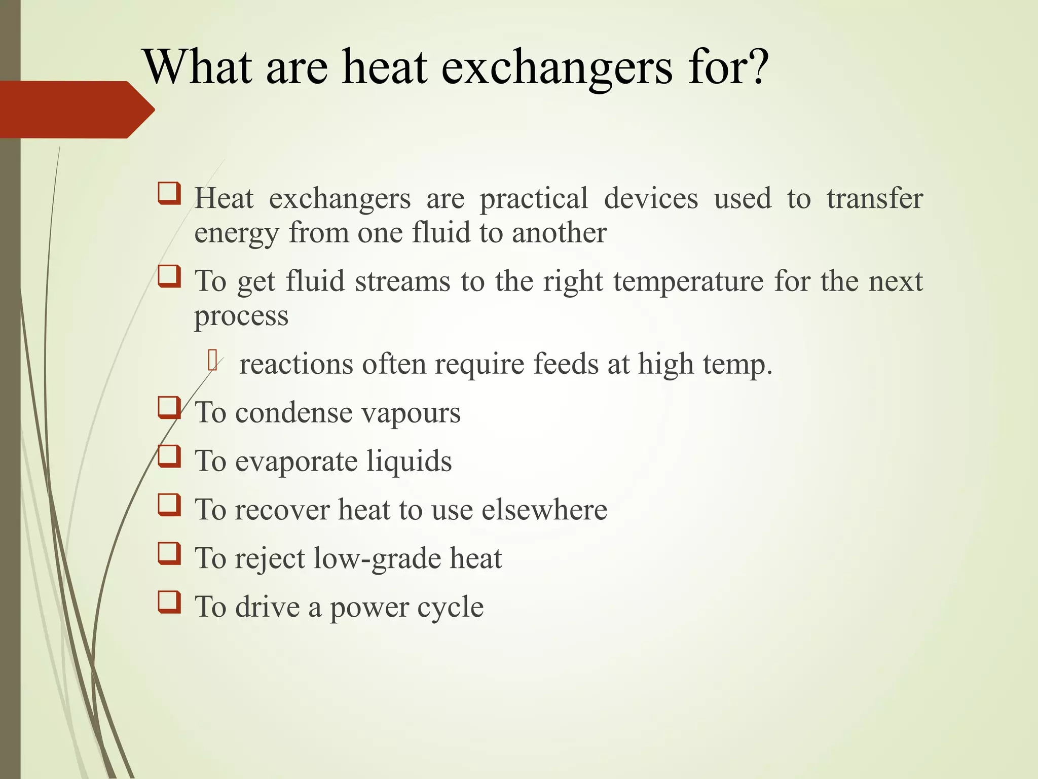 Introduction To Heat Exchanger | PPT