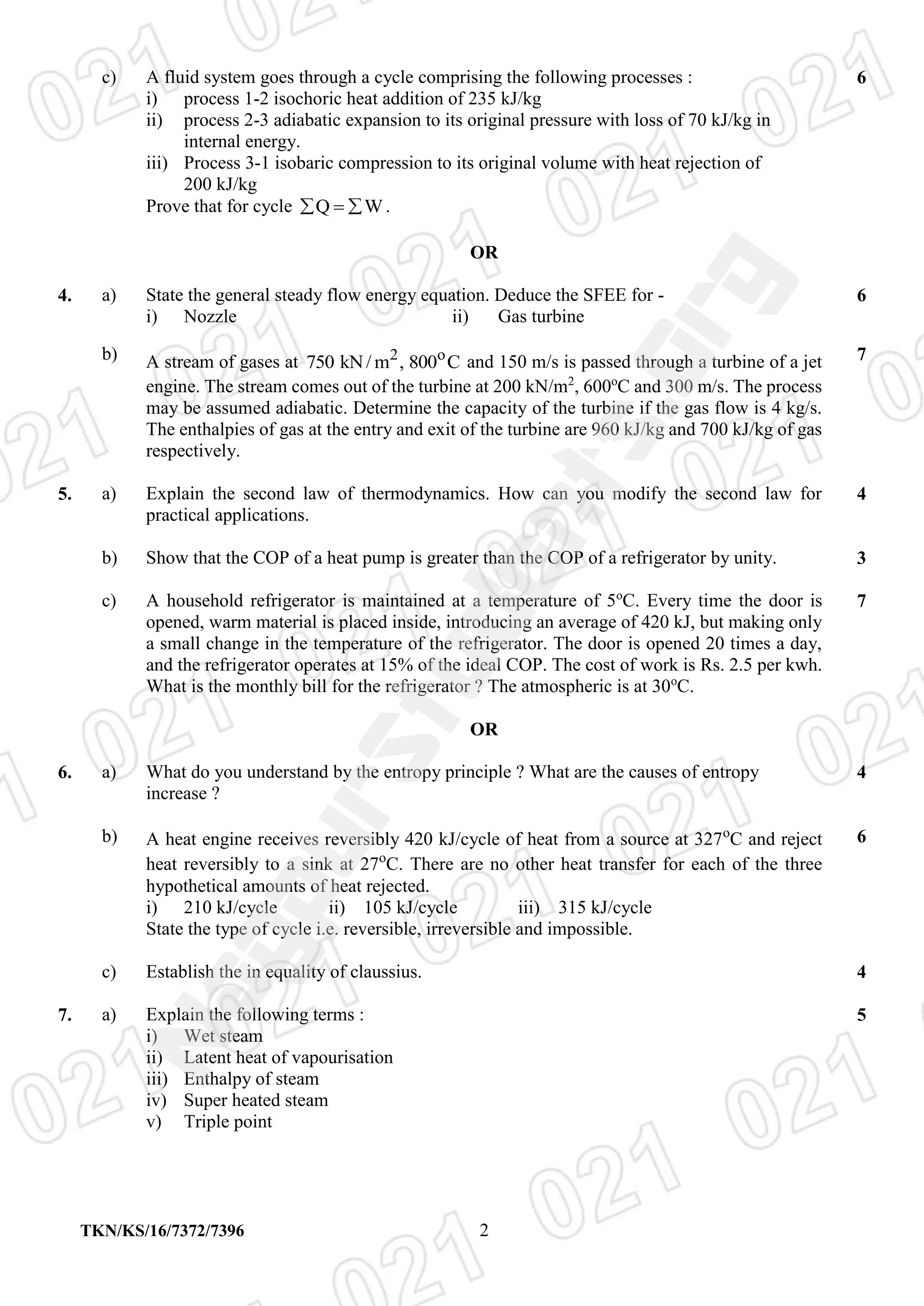 Engineering thermodynamics | PDF