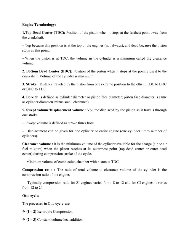 Engineering Thermodynamics Lecture Notes | PDF