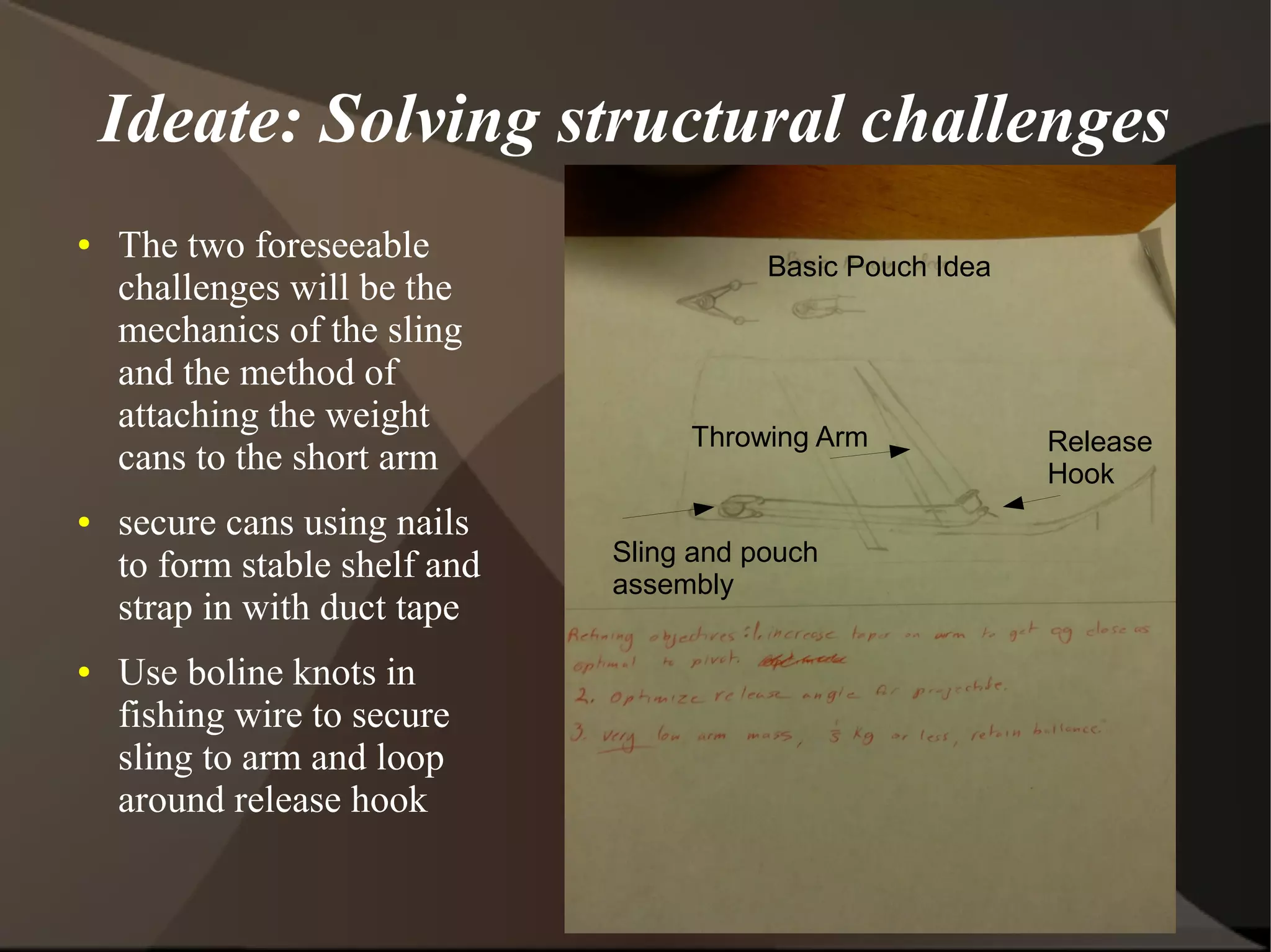Engineering the trebuchet design process presentation | ODP