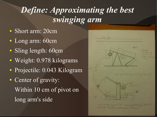 Engineering the trebuchet design process presentation | ODP