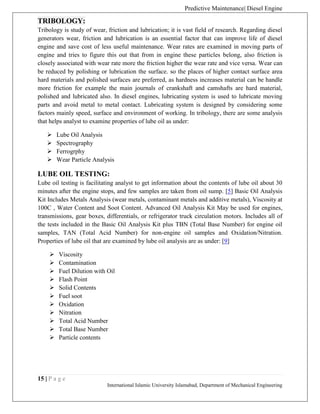 Maintenance of diesel generator | PDF