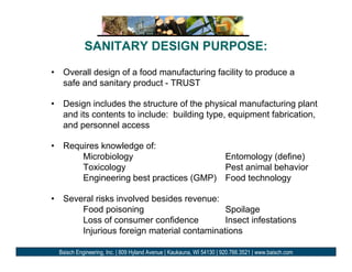 Engineering To Sanitary Design Standards 0809 Rpp | PPT