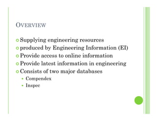 Engineering village 2 | PDF