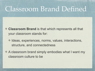 Engineering Your Classroom Brand in 8 Steps | PPT