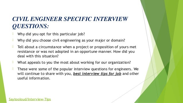 Engineer interview questions