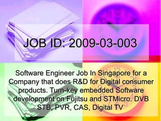 Engineer Jobs Singapore-Software Engineer | PPT