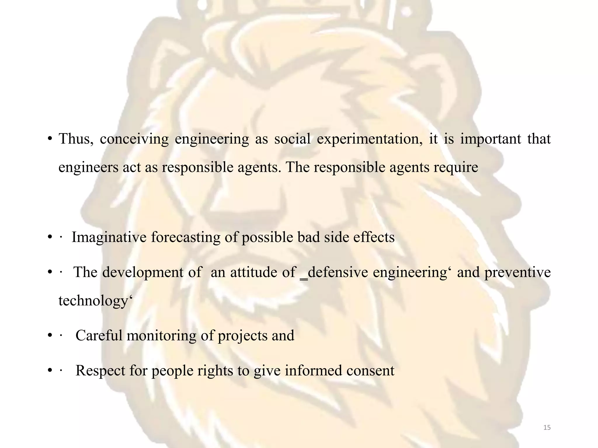 Engineers are responsible experimenters | PPTX