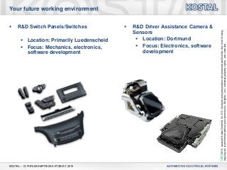 Engineers from Spain - KOSTAL | PDF | Industrial Property | Real Estate