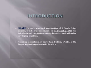 SAARC presentation | PPT