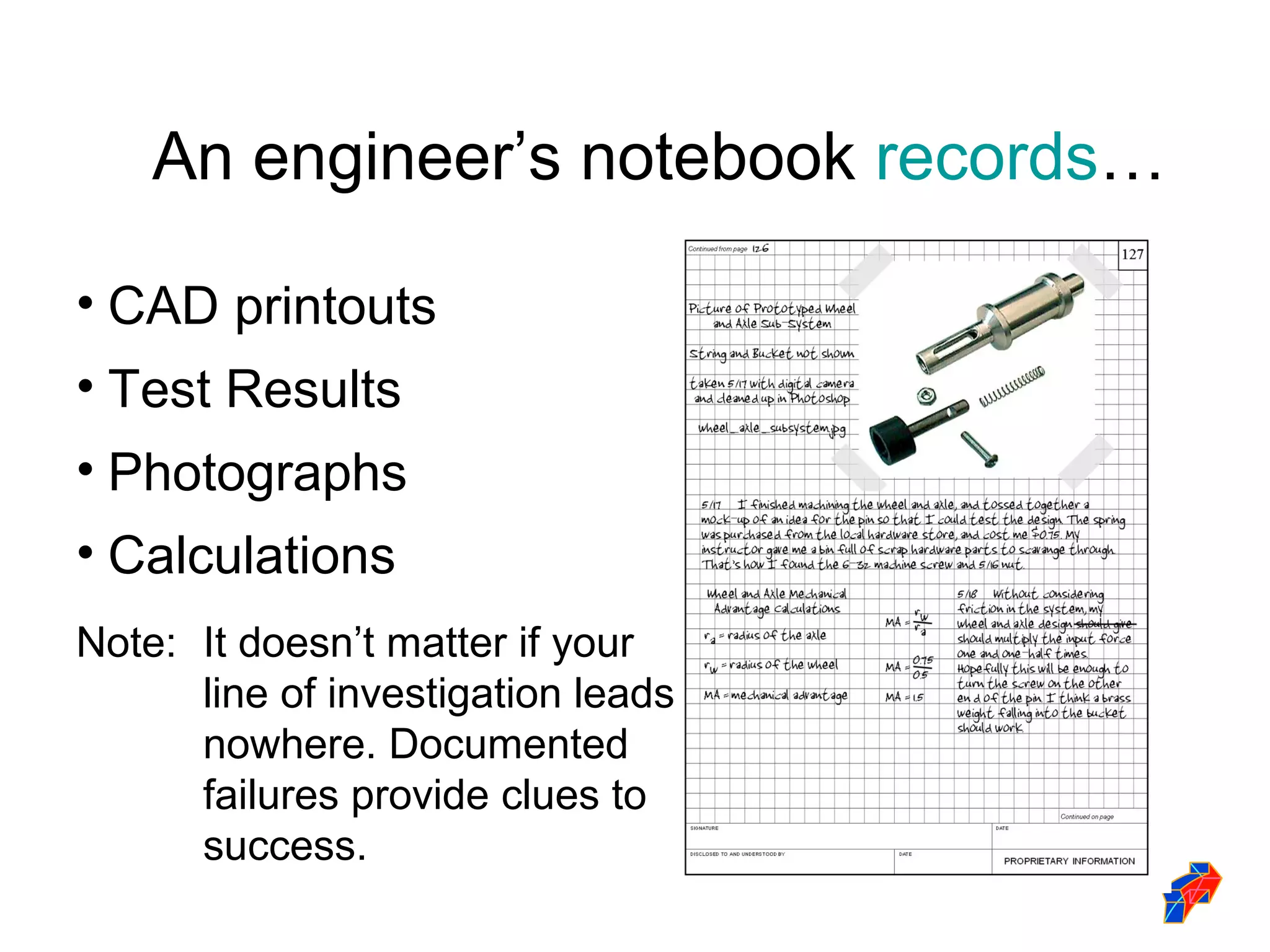 Engineersnotebooklongversion | PPT