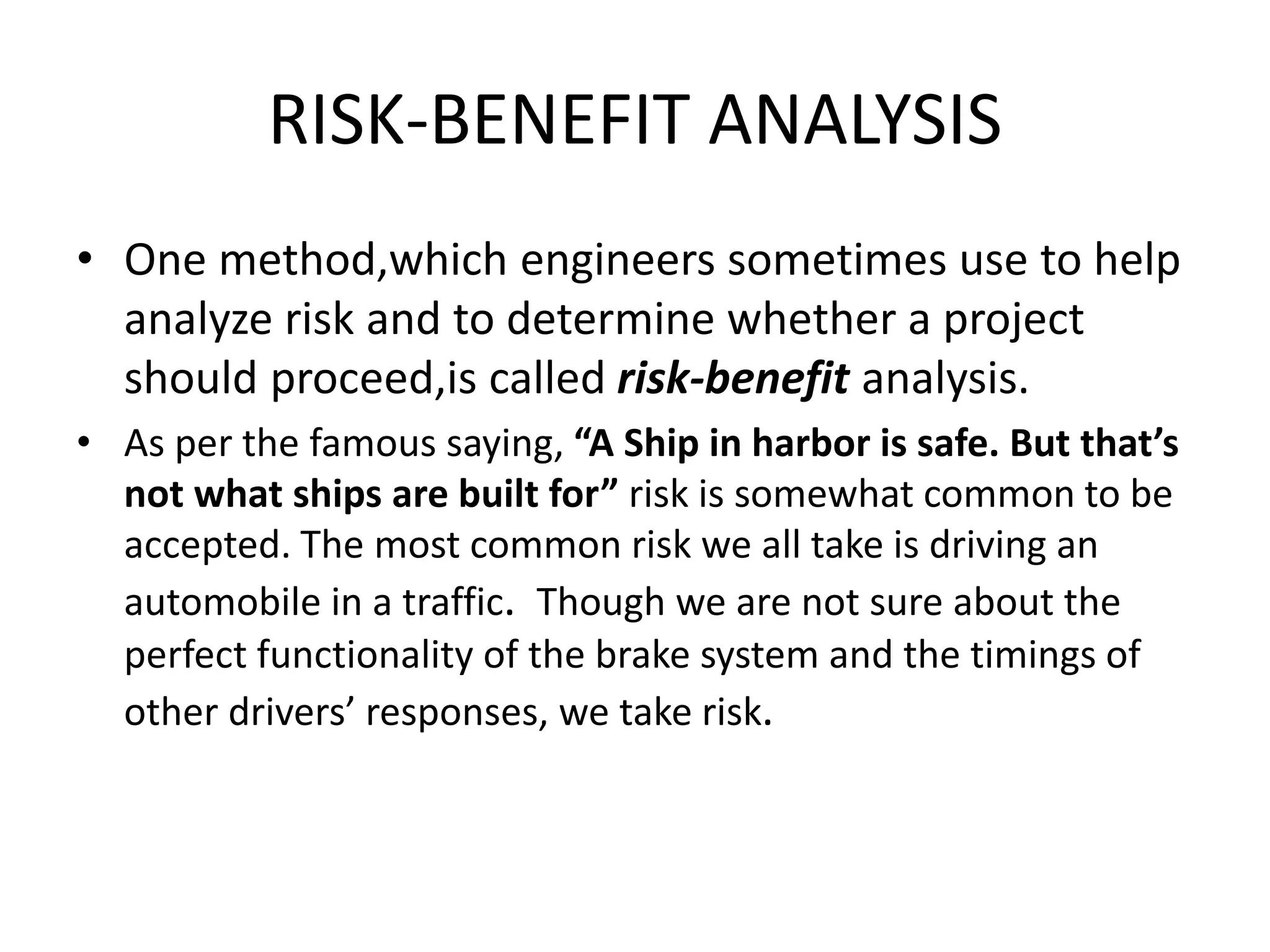 Engineers responsibility for safety and risk | PPTX