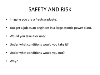 Engineers responsibility for safety and risk | PPTX | Civil Engineering ...