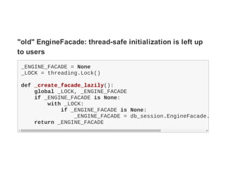 Switching to the new EngineFacade | PPT
