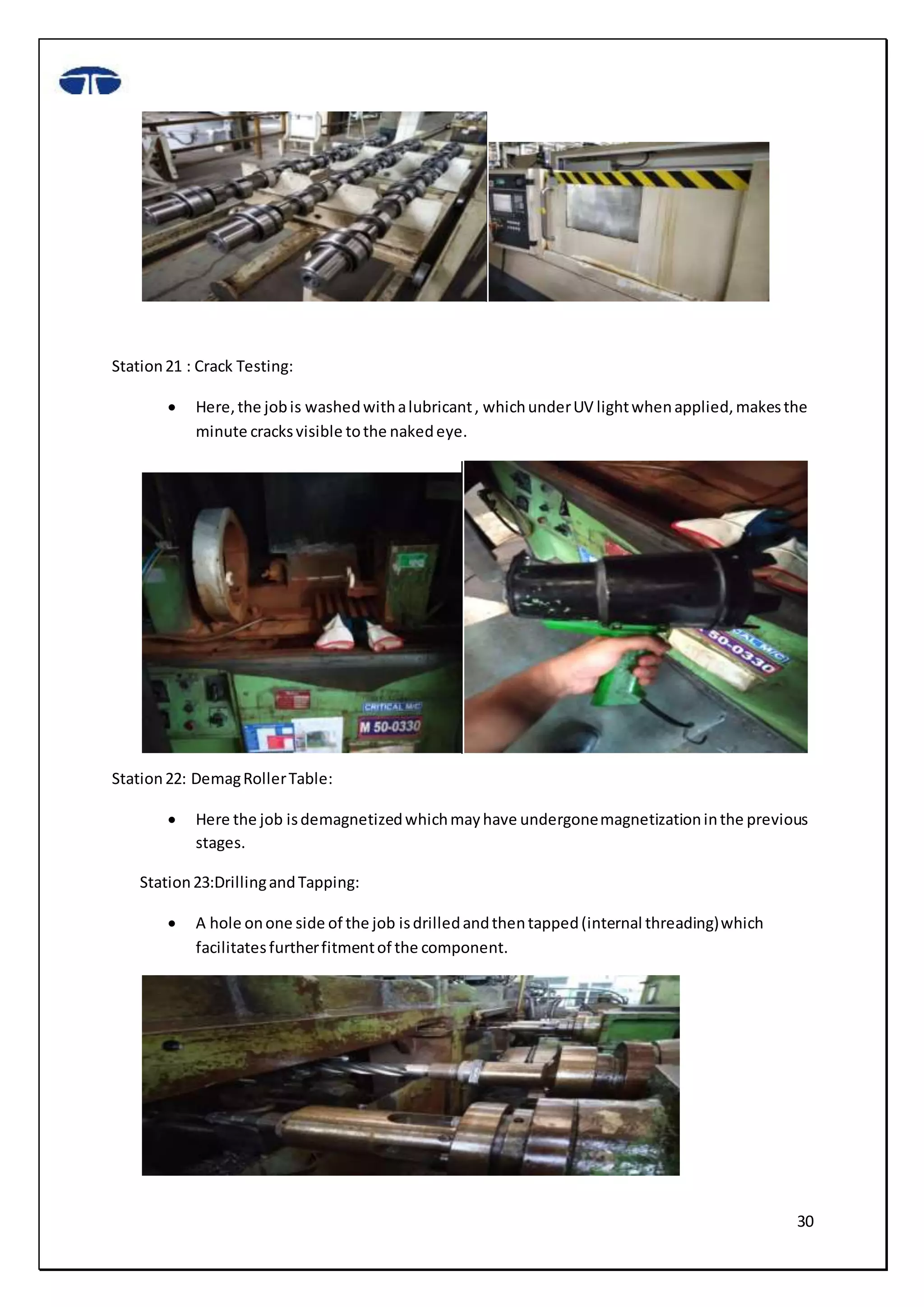 SUMMER TRAINING AT TATA MOTORS | DOCX