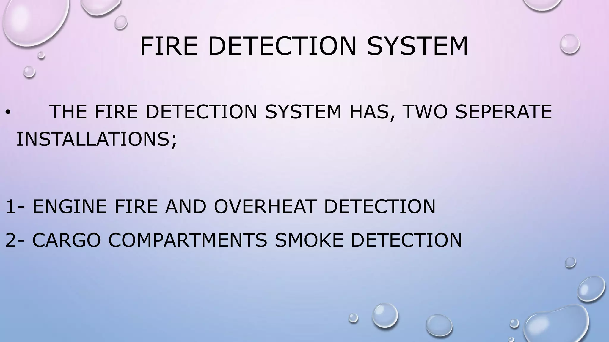 Engine fire detection system2 | PPTX