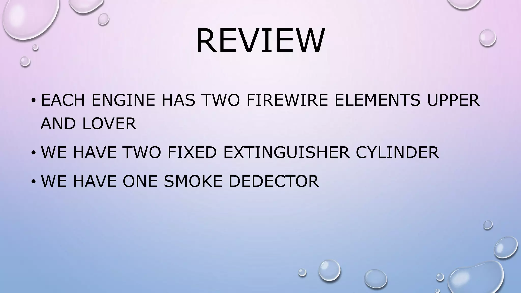 Engine fire detection system2 | PPT