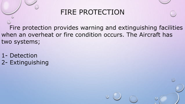 Engine fire detection system2 | PPTX