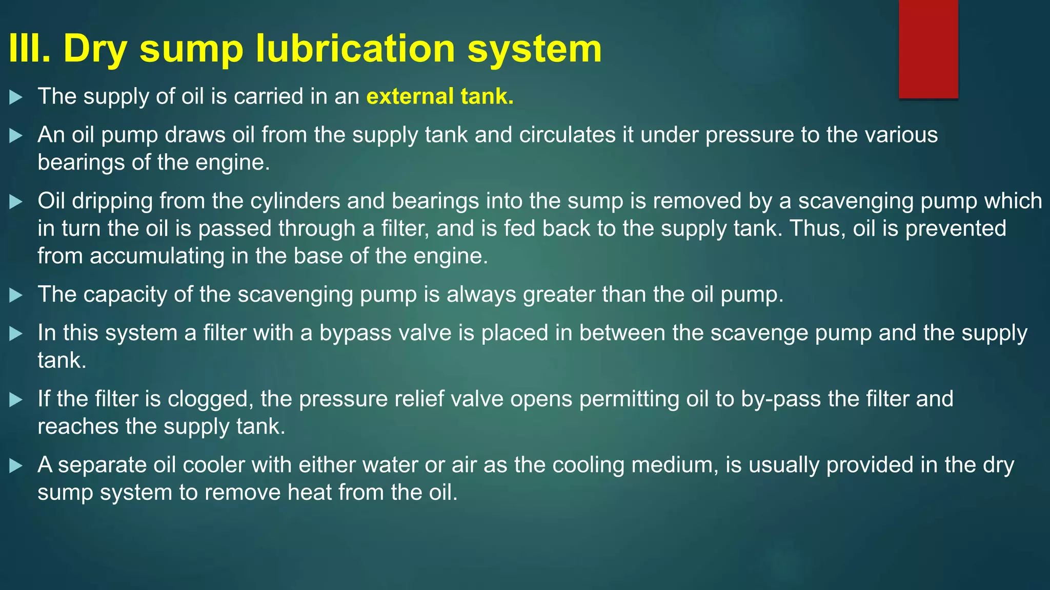 Engine friction and lubrication system | PPTX