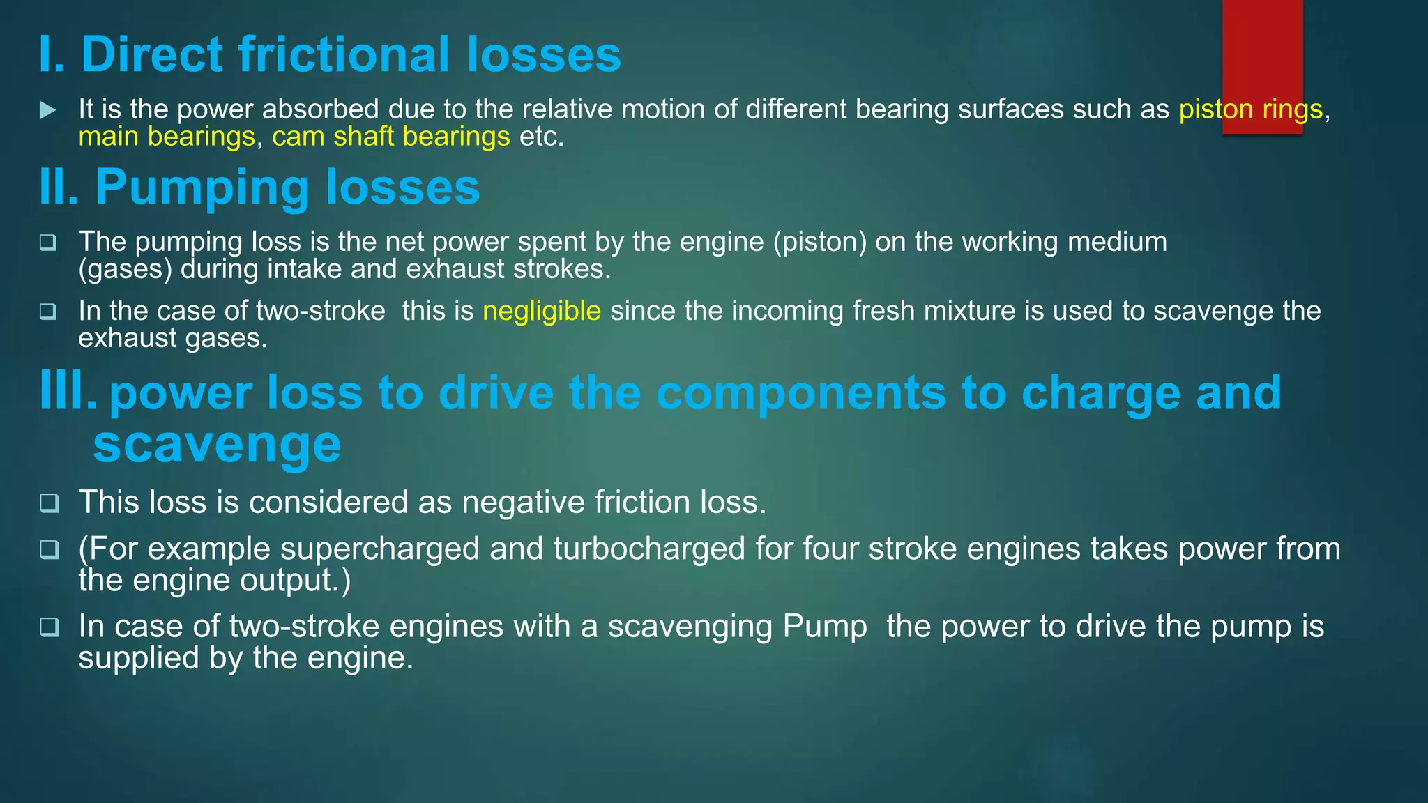 Engine friction and lubrication system | PPTX