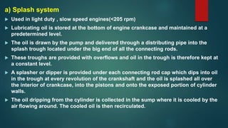 Engine friction and lubrication system | PPTX