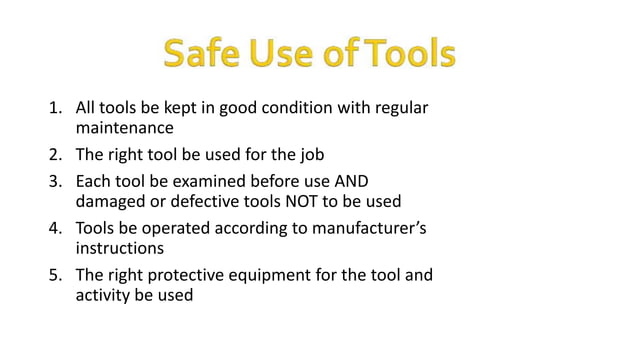 Hand Tools use in car workshop | PDF