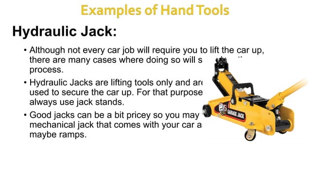 Hand Tools use in car workshop | PDF