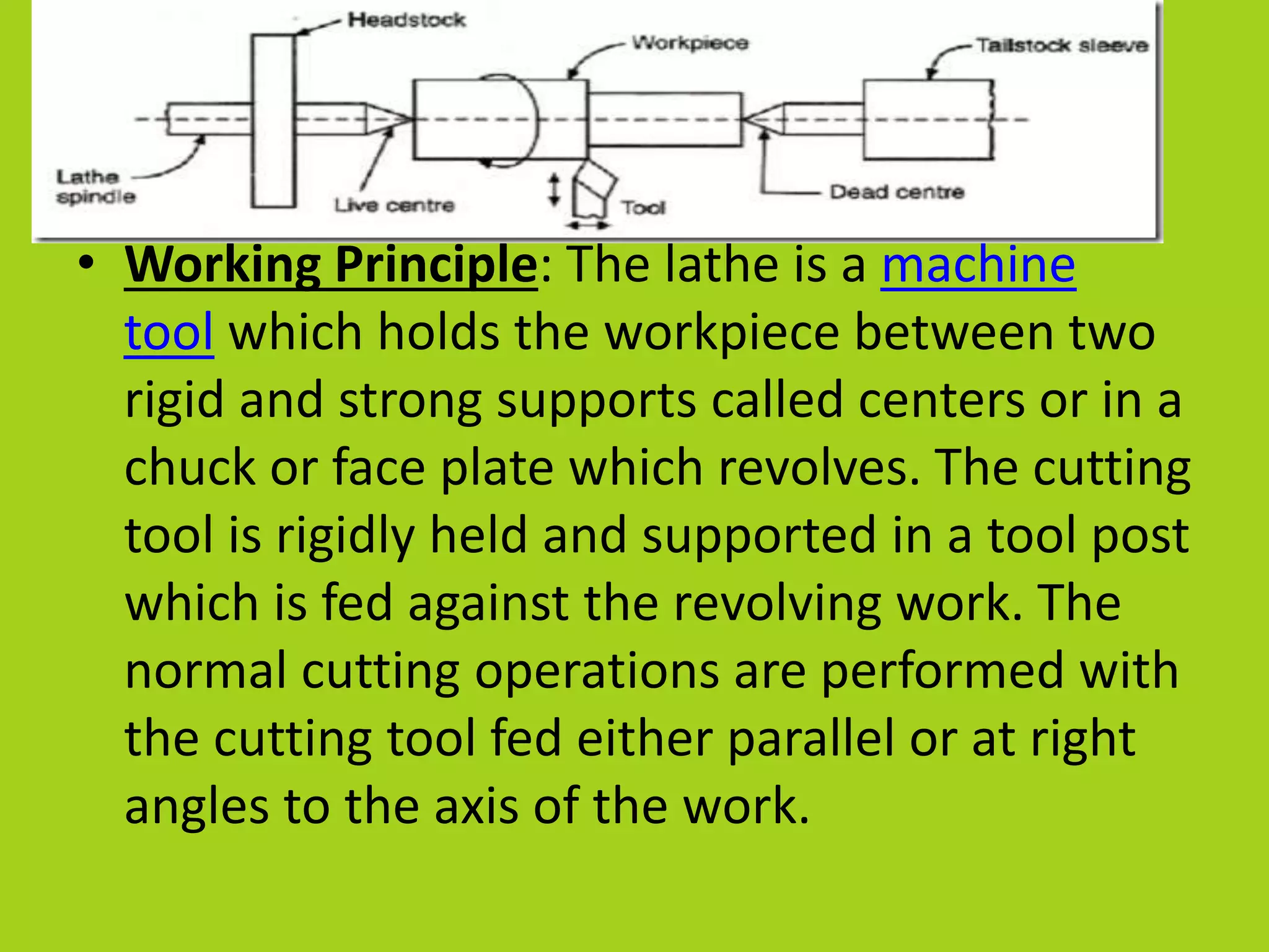 Engine lathe ,types of lathes | PPTX
