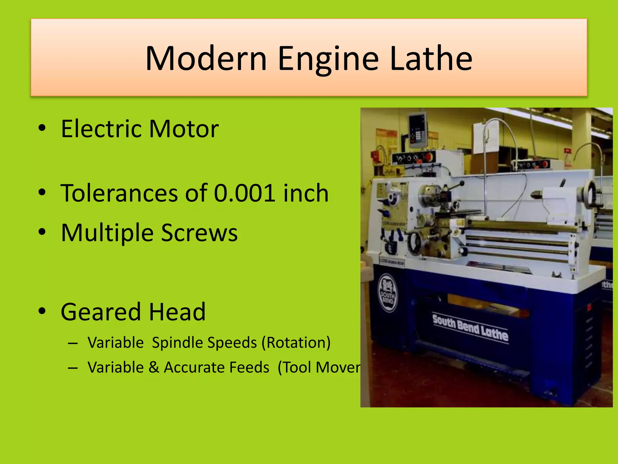Engine lathe ,types of lathes | PPTX