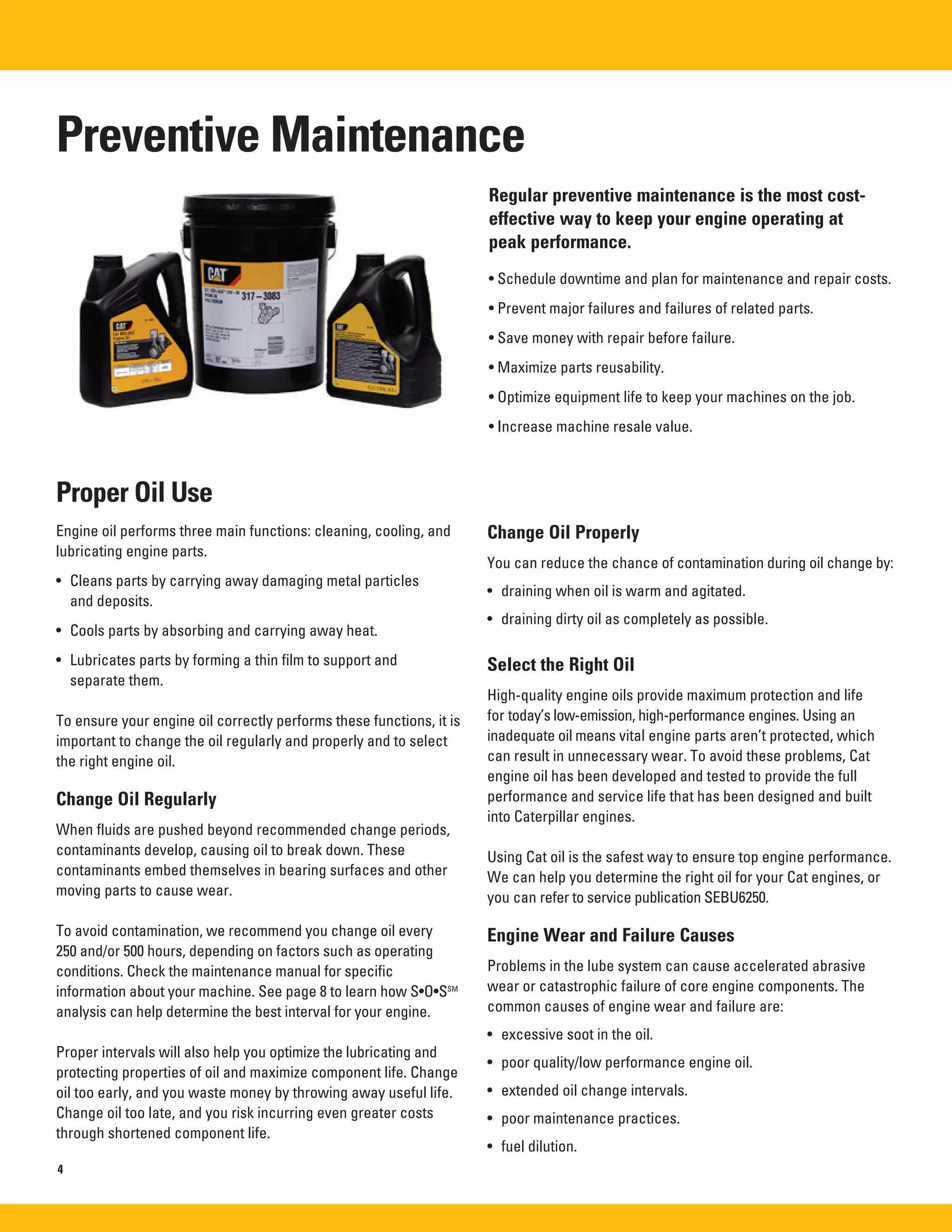 Engine maintenance guide | PDF