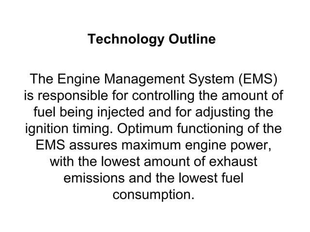 Engine management system | PPT