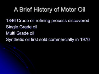 Engine oilfinal | PPT
